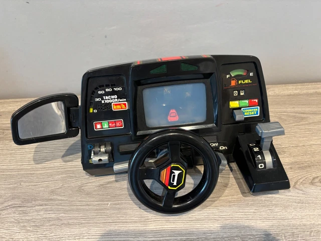 VINTAGE PLAYWELL TURBO Dashboard Racing Car Driving Game Battery ...