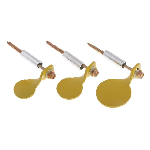 STEEL SHOOTING-TARGETS SPINNING Reset Stand Set Metal Pistol Rifle Disk ...