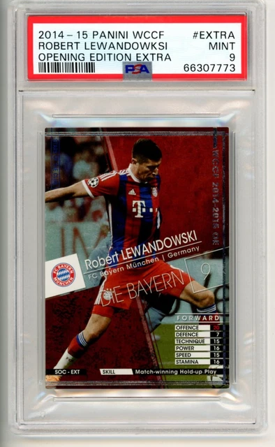 PSA 9 JAPONAIS Robert Lewandowski Athletico Ouverture Panini Wccf Extra 2014-15 98 EUR 0,93 ...