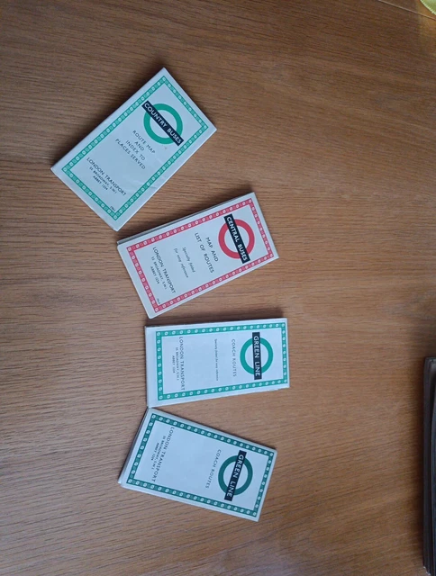 LONDON BUS MAPS /Country Bus 1961/Central Buses 1964/Green Line Coach ...
