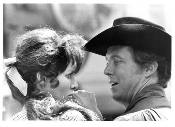 SUSAN HOWARD AND actor Edd Byrnes in The Silent Gun circa 1969 Old ...