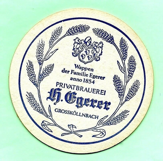 ANCIEN SOUS-BOCK Biere EGERER coaster bierdeckel beermat EUR 2,00 ...