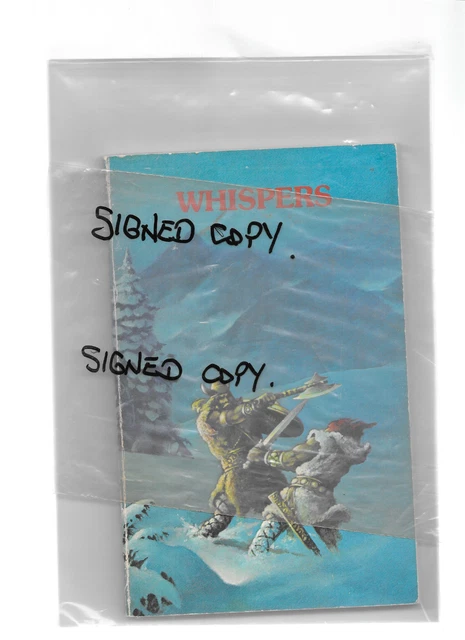 WHISPERS VOL4 BRIAN Lumley Signé 1Re Édition Usa 1979 V. Rare Lecture ...