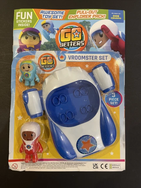 CBEEBIES GO JETTERS Magazine - Vroomster Set with Kyan & Lars Issue 88 ...