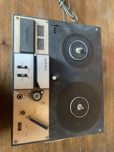 VINTAGE SONY TC-350 Solid State Stereo Reel to Reel Tape Player ...