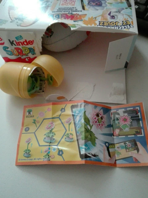 NEW COLLECTION KINDER surprise pot de fleurs VU 206-A + BPZ neuf EUR 1 ...