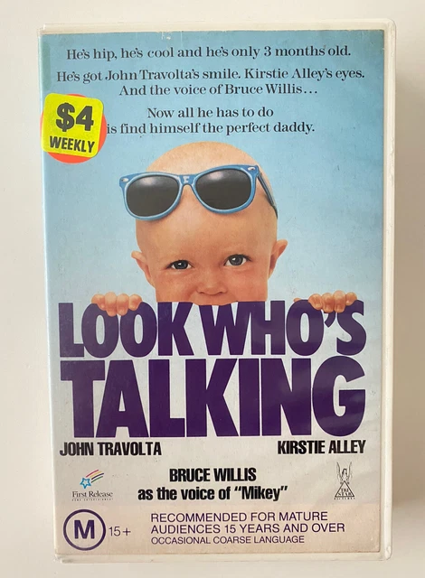 LOOK WHO’S TALKING [VHS] First Release 1989 Big Box Ex-Rental Video ...