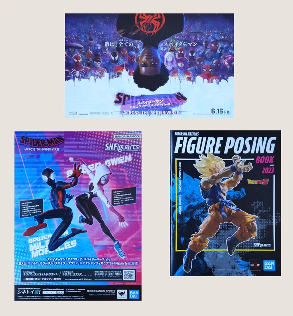 SPIDER-MAN ACROSS THE Spider-Verse Mini Poster & Figure Posing Book ...