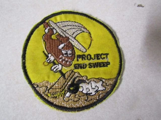MILITARY PATCH OLD Vietnam Era Project End Sweep $12.99 - PicClick