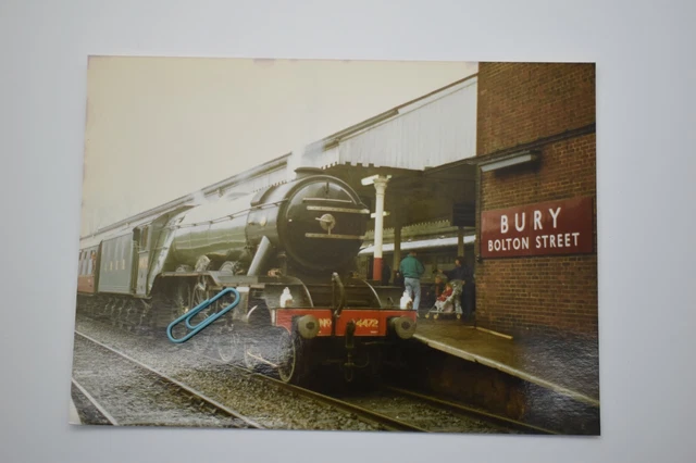 TRAIN PHOTOGRAPH OF Railway LNER Locomotive No 4472 Flying Scotsman ...