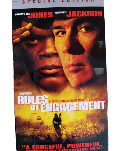 VHS RULES OF Engagement (2000) Pre-owned Tommy Lee Jones Samuel L ...