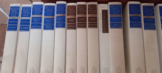 LOT 27 LIVRES encyclopédie Encyclo Paedia Univer Salis 1985 EUR 95,00 ...