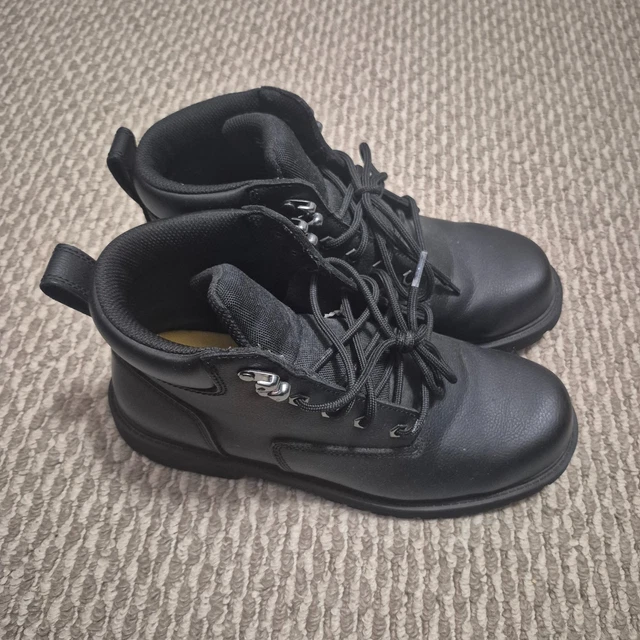 MEN'S BRAHMA WORK Boots, Soft Toe, Size 10M, Slip Resistance, Black £18 ...