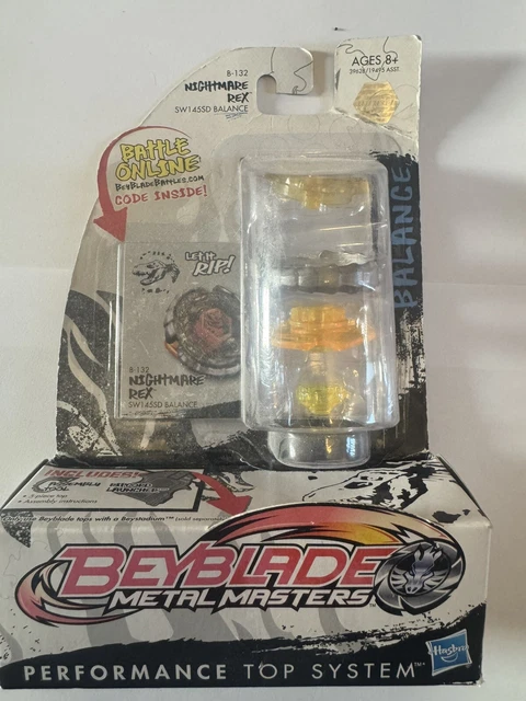 BEYBLADE METAL MASTERS Battle Top Nightmare Rex SW145SD Balance Battle ...