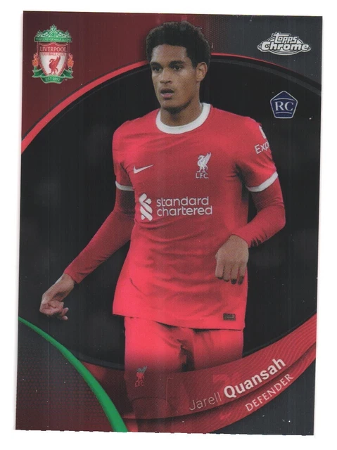 2023-24 TOPPS CHROME Liverpool FC Team Set Jarell Quansah RC EUR 2,99 ...