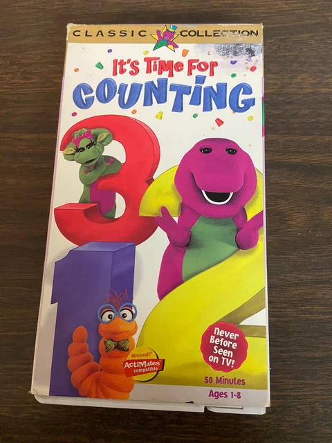 BARNEY - ITS Time For Counting VHS, 1998 Tested Rare Vintage £14.42 ...