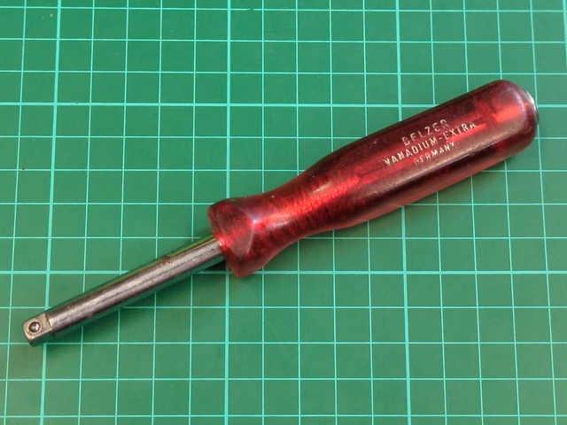 VINTAGE BELZER 1/4& Drive Screwdriver Extension Spinner Handle Made in Germany £14.99 - PicClick UK