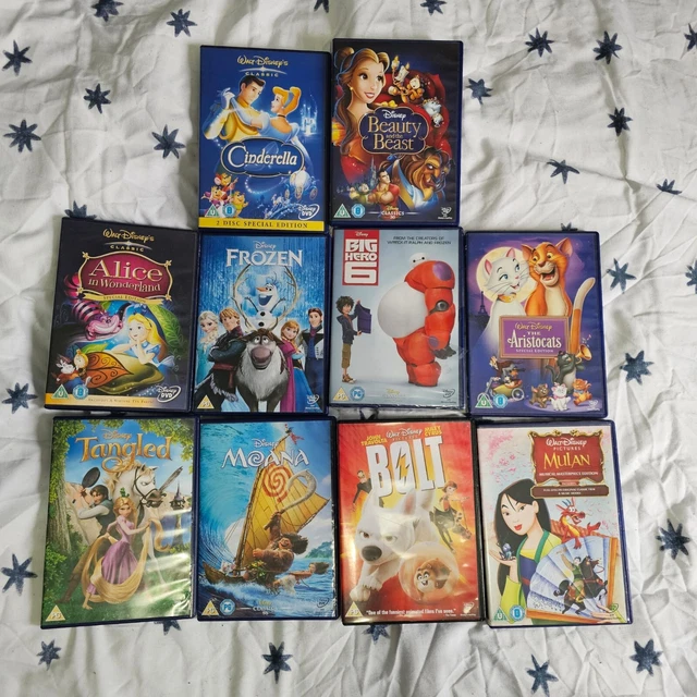 DISNEY CLASSICS DVD Bundle 10 Kid's Children's Animated Films Movies £10.95 - PicClick UK