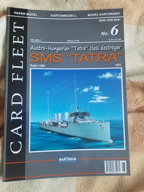 CARD FLEET MAGAZINE Issue 6 - Austro-Hungarian destroyer SMS "Tatra" £ ...