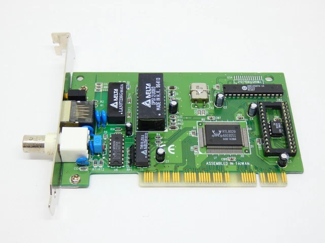 REALTEK RTL8029AS ETHERNET RJ45/BNC 10 Mbps - Carte PCI EUR 5,50 ...