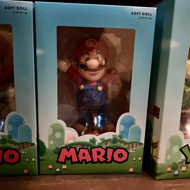 SUPER NINTENDO WORLD JAPAN Mario soft doll figure statue collectible ...