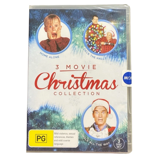 CHRISTMAS MOVIE 3 DVD Set Home Alone Jingle All the Way Deck the Halls ...