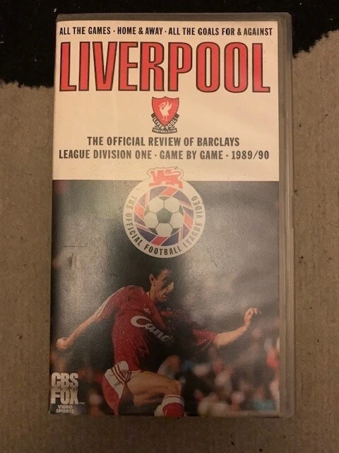 LIVERPOOL - THE OFFICIAL REVIEW 1989/90 - VHS VIDEO Pre Premier League ...