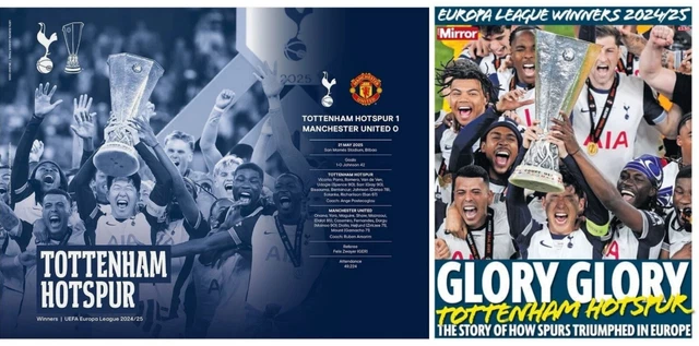 SPURS TOTTENHAM HOTSPUR Europa League Final Winners 2025 Edition Plus ...