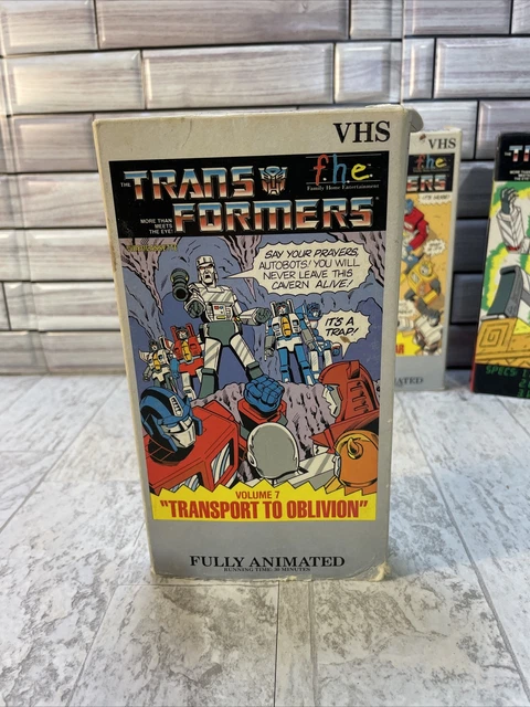 LOT OF 6 1984 Transformers FHE VHS Tapes Vol 3/5/7/8/9/10 Rare $48.65 ...