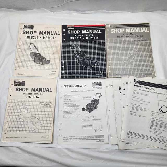 Honda hrm215 service manual store