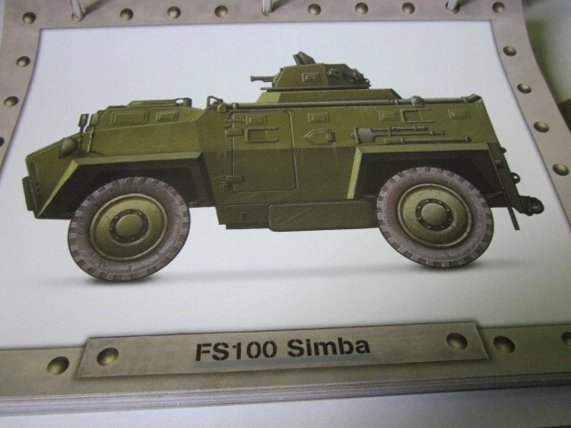 RADPANZER TYPENBLATT FS 100 Simba England 1992 Mannschaftstransporter ...
