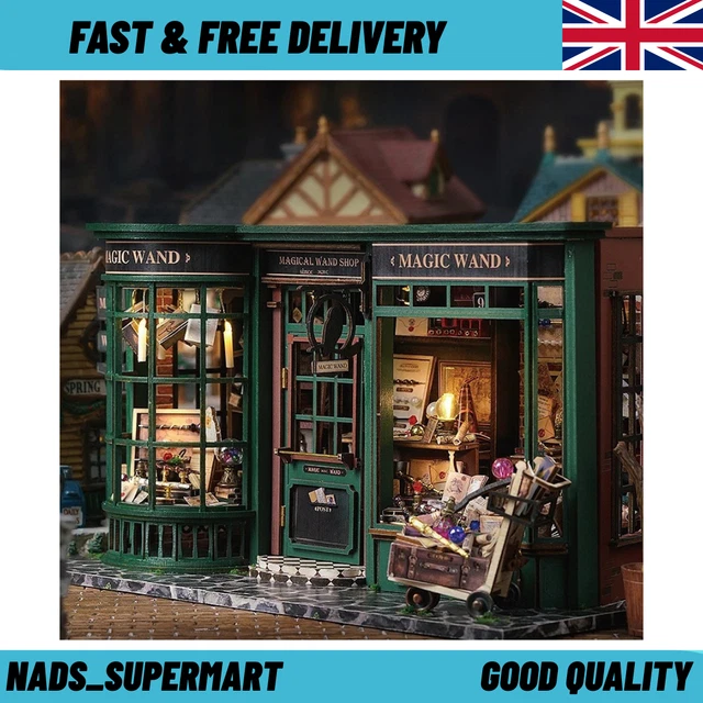 DIY MINIATURE WOODEN House Magical House Build Kit With Furniture £33. ...