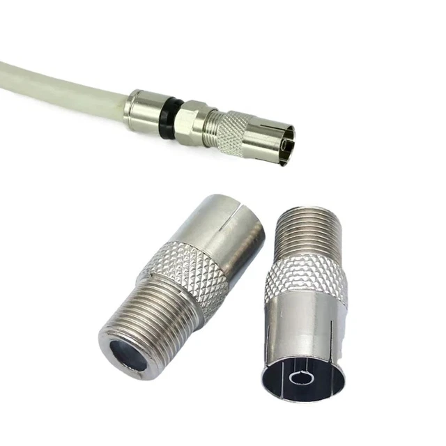 COAXIAL CONNECTOR STB Quick Plug TV Antenna F Connector $5.90 - PicClick AU