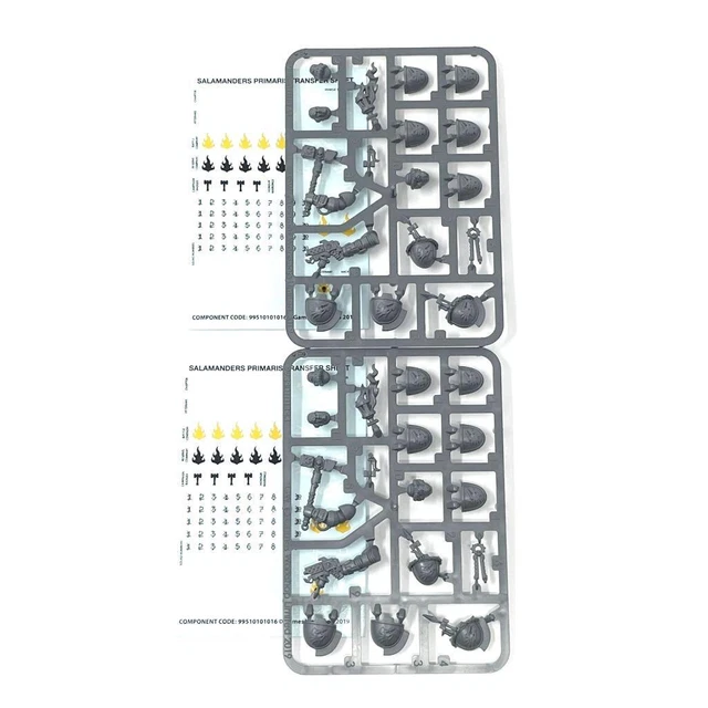 (Y098) SALAMANDERS PRIMARIS Upgrade Sprues Space Marines Warhammer 40k ...