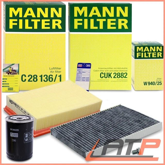 MANN SERVICE KIT A Oil+Air+Pollen Filter For Vw Polo 6N 1.7 6V 1.9 £50. ...