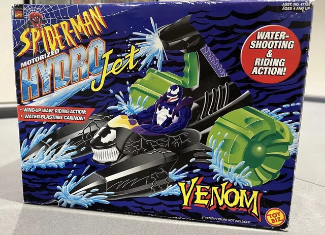 MARVEL SPIDER-MAN VENOM Motorized Hydro Jet, Toy Biz 1998 MIB £12.53 ...