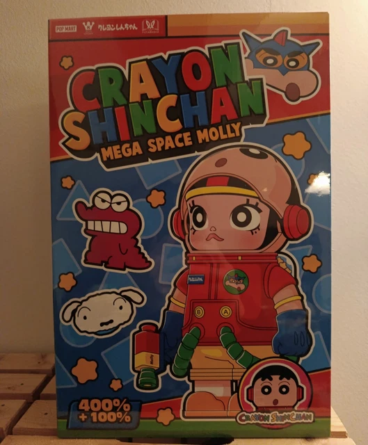POP MART MEGA SPACE MOLLY 400%+100% Crayon Shinchan Anime £276.30 ...