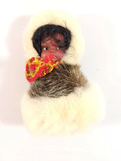 1970'S LOT OF 2 First Nation, Inuit, Eskimo 5'' Dolls, Made in Canada ...