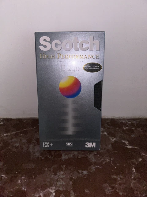 CASSETTE SCOTCH. VHS E 240 Neuve - Sous blister EUR 5,00 - PicClick FR