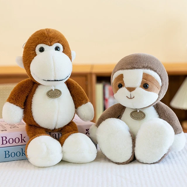 CARTOON JUNGLE ANIMAL Plush Toy Elephant Lion Frog Gift For Kids Home ...