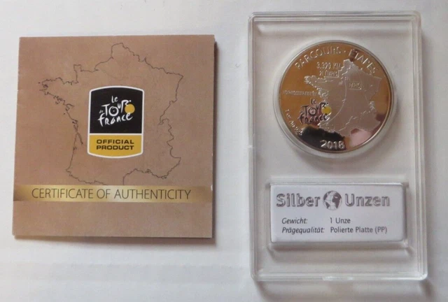 MDM,1 UNZE, SILBER Unzen Depot, selten, Tour de France 2018 PP, 200 ...