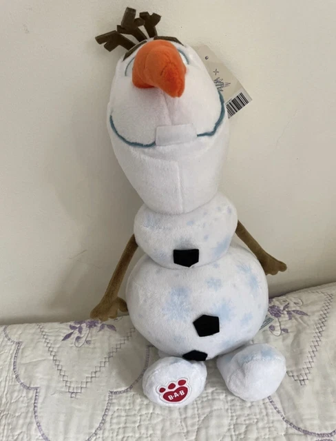 DISNEY FROZEN BUILD a bear OLAF THE SNOWMAN 16 INCH SOFT TOY - great ...