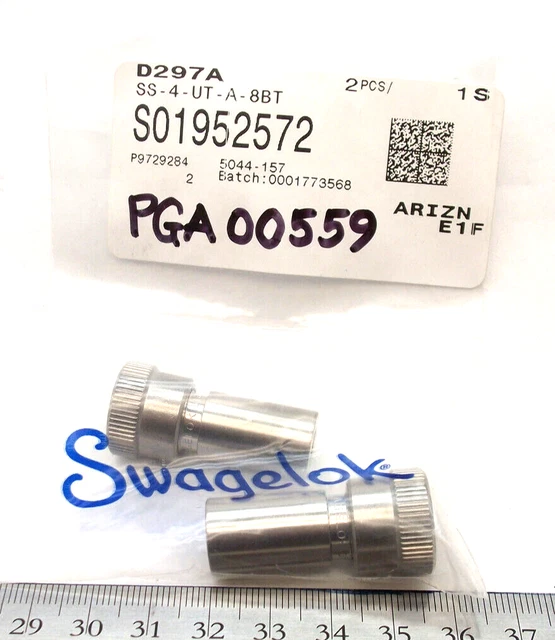 Swagelok Ss 4 Ut A 8bt Ultratorr Vacuum Fitting Bored Thru Adapt 1 4
