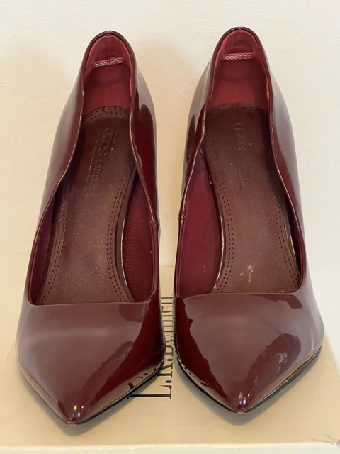 CD TV BURGUNDY 5" High Heel Stiletto Court Shoes Size 9 UK £10.00 ...