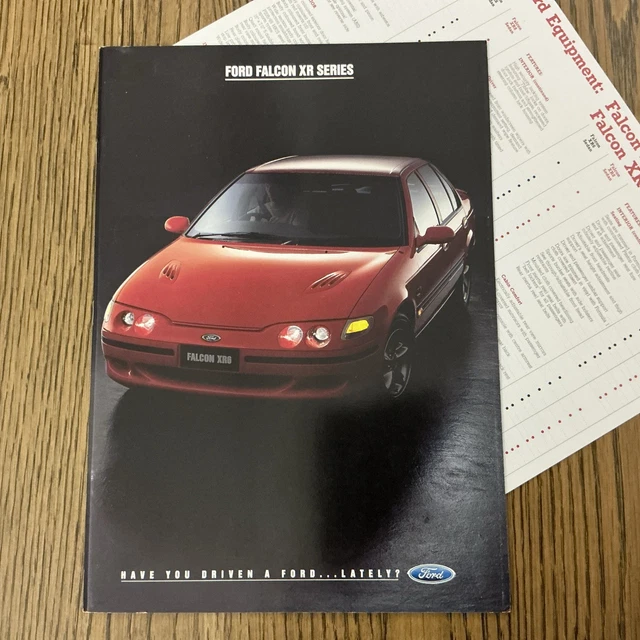 1995 FORD FALCON Xl Xr Xr8 Xr6 Tickford Ute Sedan Prestige Brochure ...