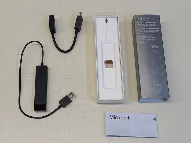 MICROSOFT WIRELESS DISPLAY Adapter Model 1628 CG4-00001 TESTED $35.00 ...
