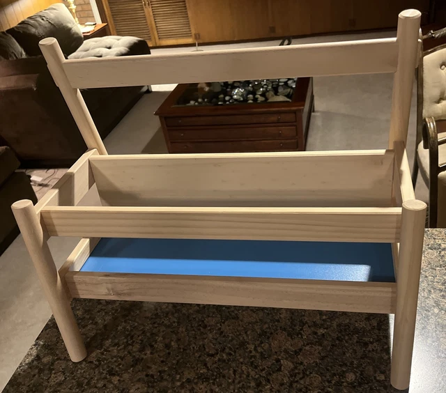 IKEA FLISAT BOOK Display Shelf, Solid Wood 002.907.83 New Condition $45 ...