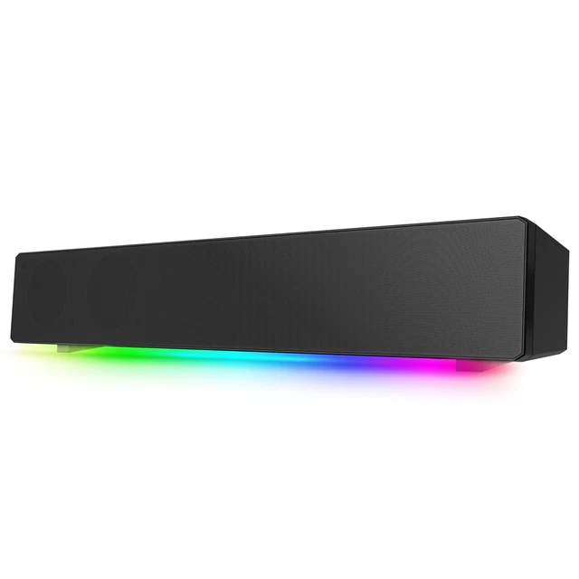 TV HOME THEATER Soundbar Bluetooth RGB Sound Bar Speake Subwoofer ...