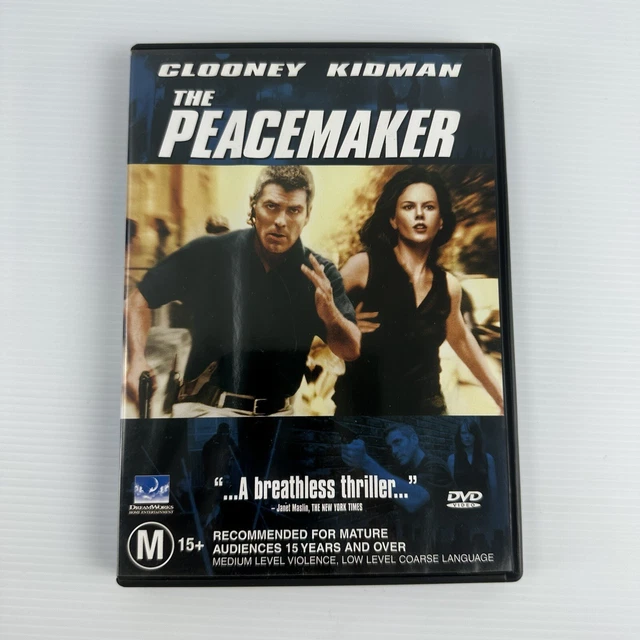THE PEACEMAKER DVD 2001 R4 PAL 1997 film Nicole Kidman George Clooney ...