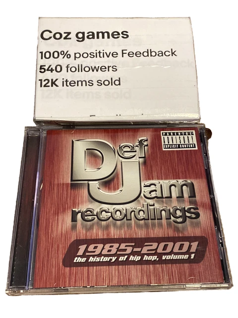 DEF JAM 1985-2001 The History of Hip Hop Volume 1 2001 USA Import ...